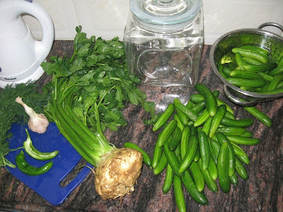 How to Be Israeli: How to make Israeli Pickles