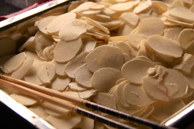 this is fried arrowhead chips