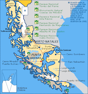 Geografía de Chile: XIIª REGIÓN DE MAGALLANES Y ANTÁRTICA CHILENA