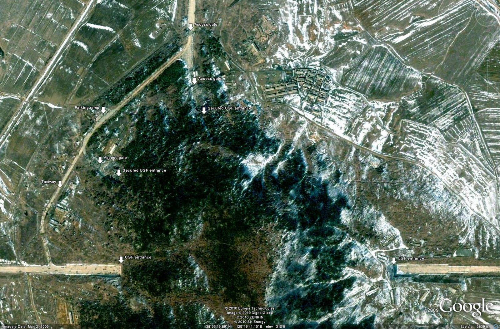 IMINT & Analysis: Underground Airfields: The DPRK