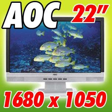 Toromor: Monitor Monitor AOC 22 PULGADAS WIDESCREEN 2216Sw