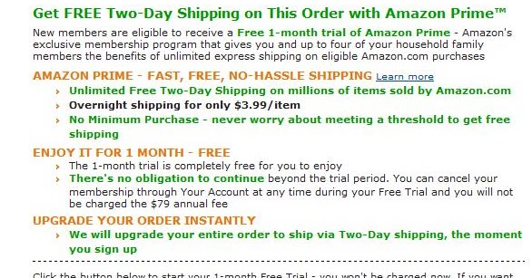 Entzeroth.com: Amazon 2 Day Shipping Free