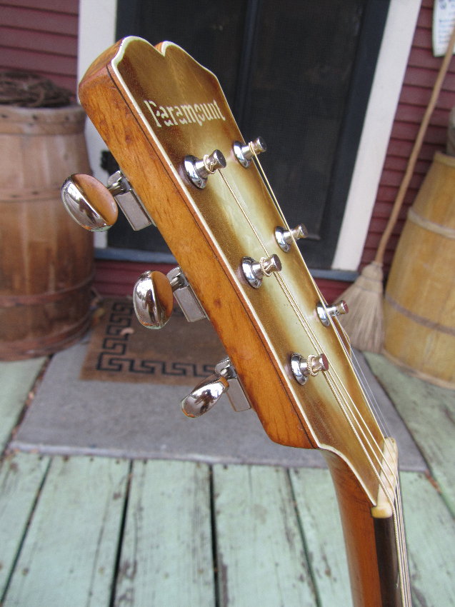 c.1935 Paramount Archtop Guitar with Adjustable Heel