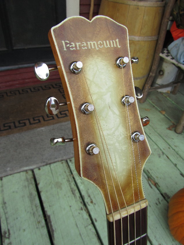 c.1935 Paramount Archtop Guitar with Adjustable Heel