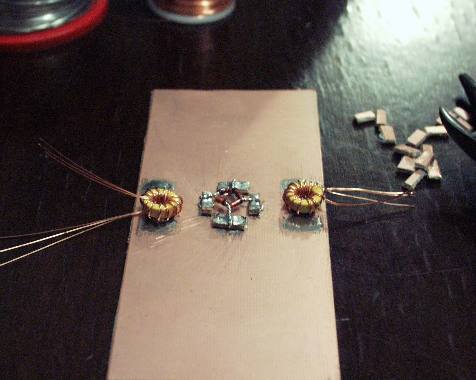 vk5fnet: 80 meter DC Rx step 1 - Diode ring mixer