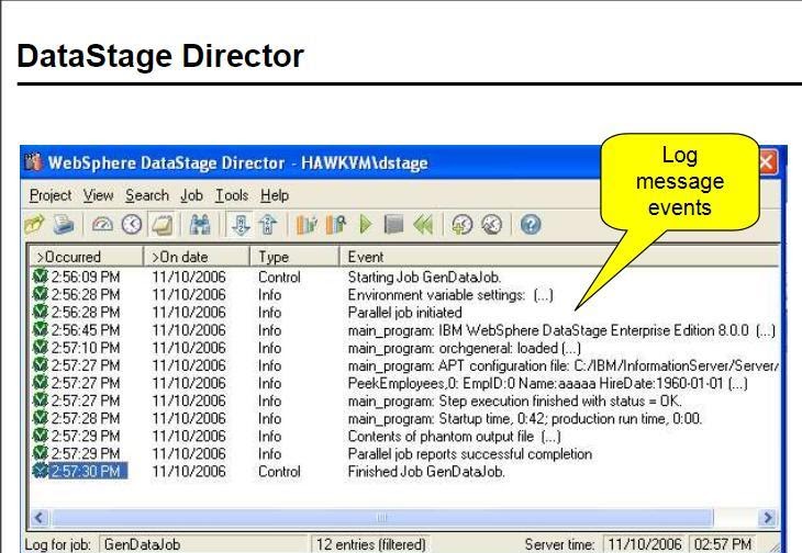 Datastage Tutorialguides And Training Datastage Director 