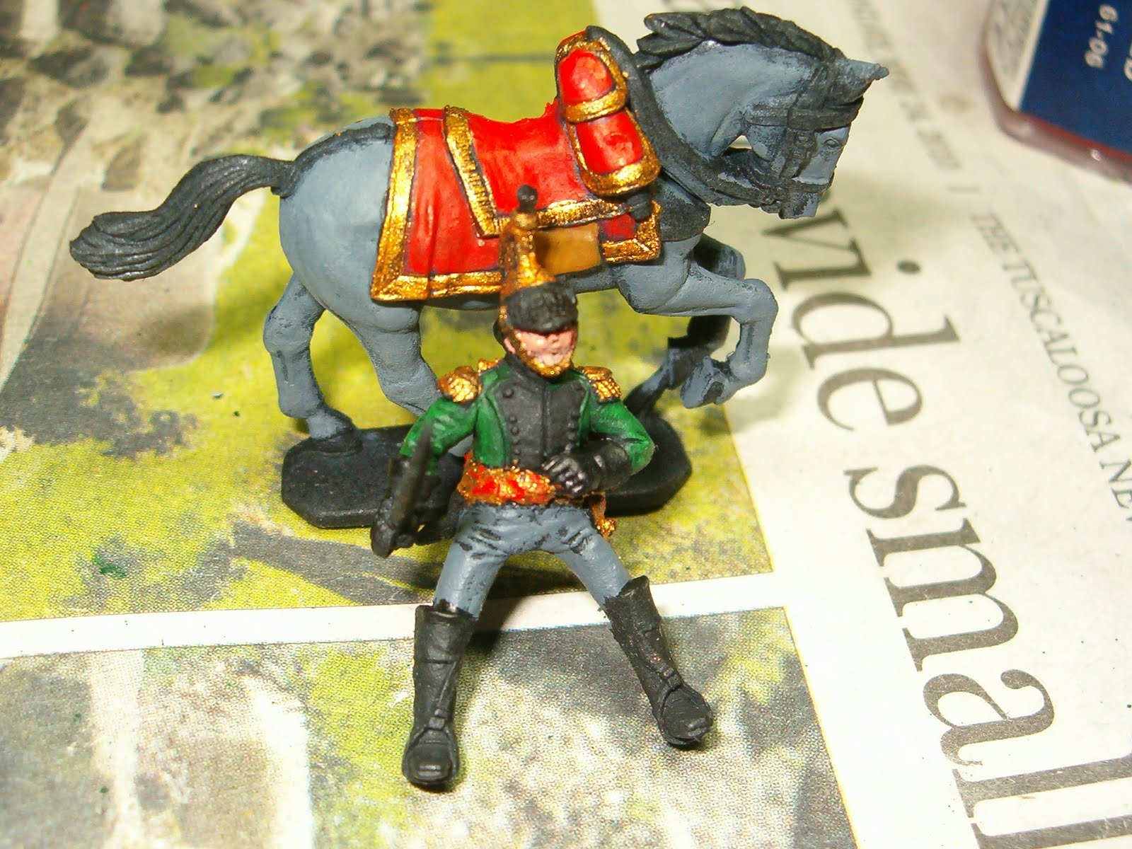 Toy Soldiers and Dining Room Battles: Perry French Dragoons - WIP