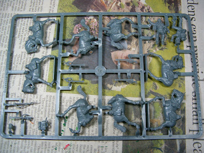 Toy Soldiers and Dining Room Battles: Perry French Dragoons - WIP