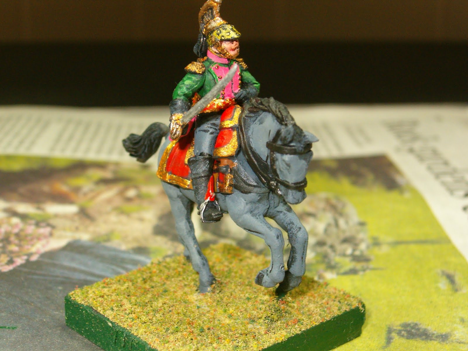Toy Soldiers and Dining Room Battles: Perry French Dragoons - WIP #2