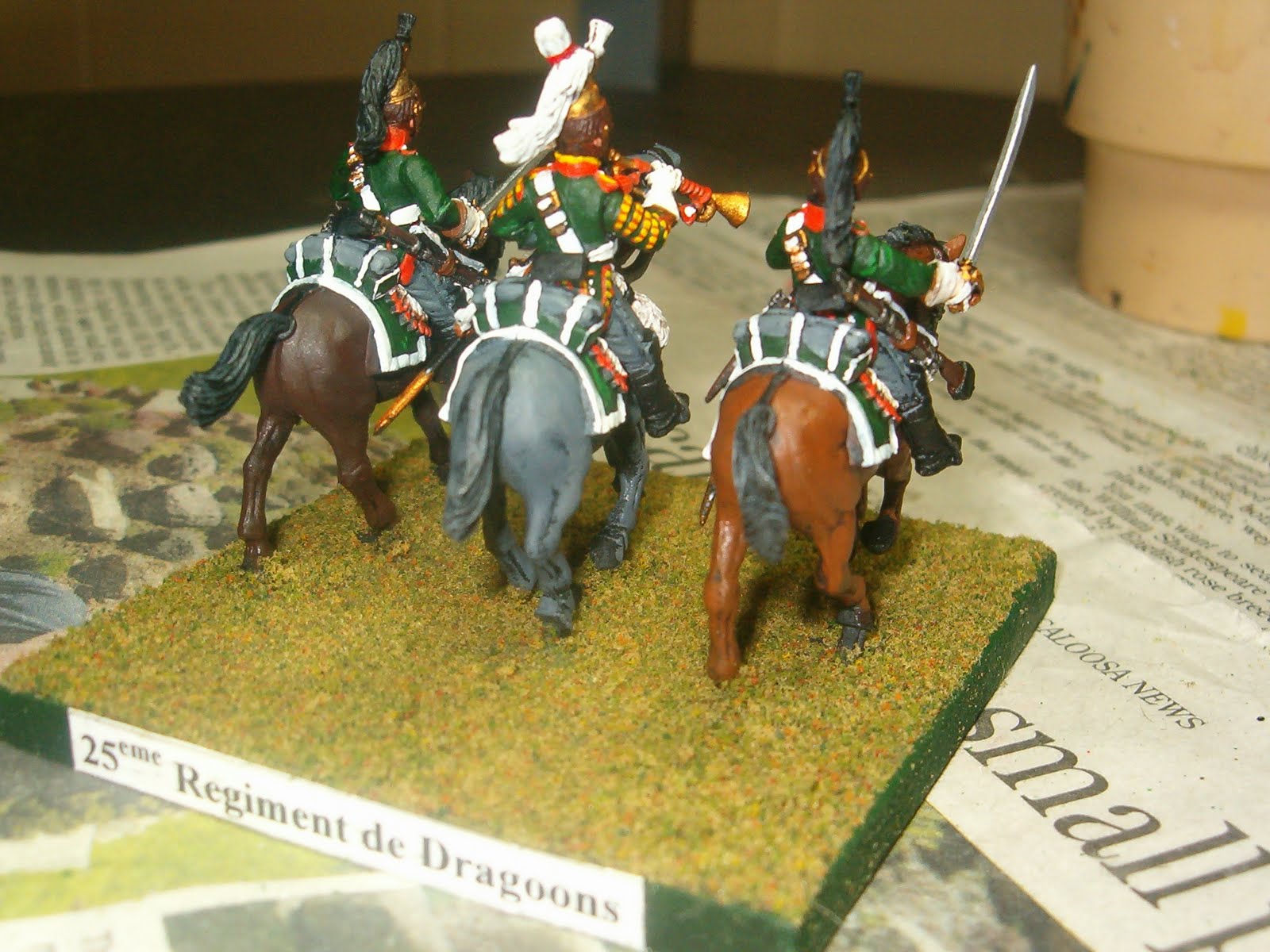 Toy Soldiers and Dining Room Battles: Perry French Dragoons - WIP #6