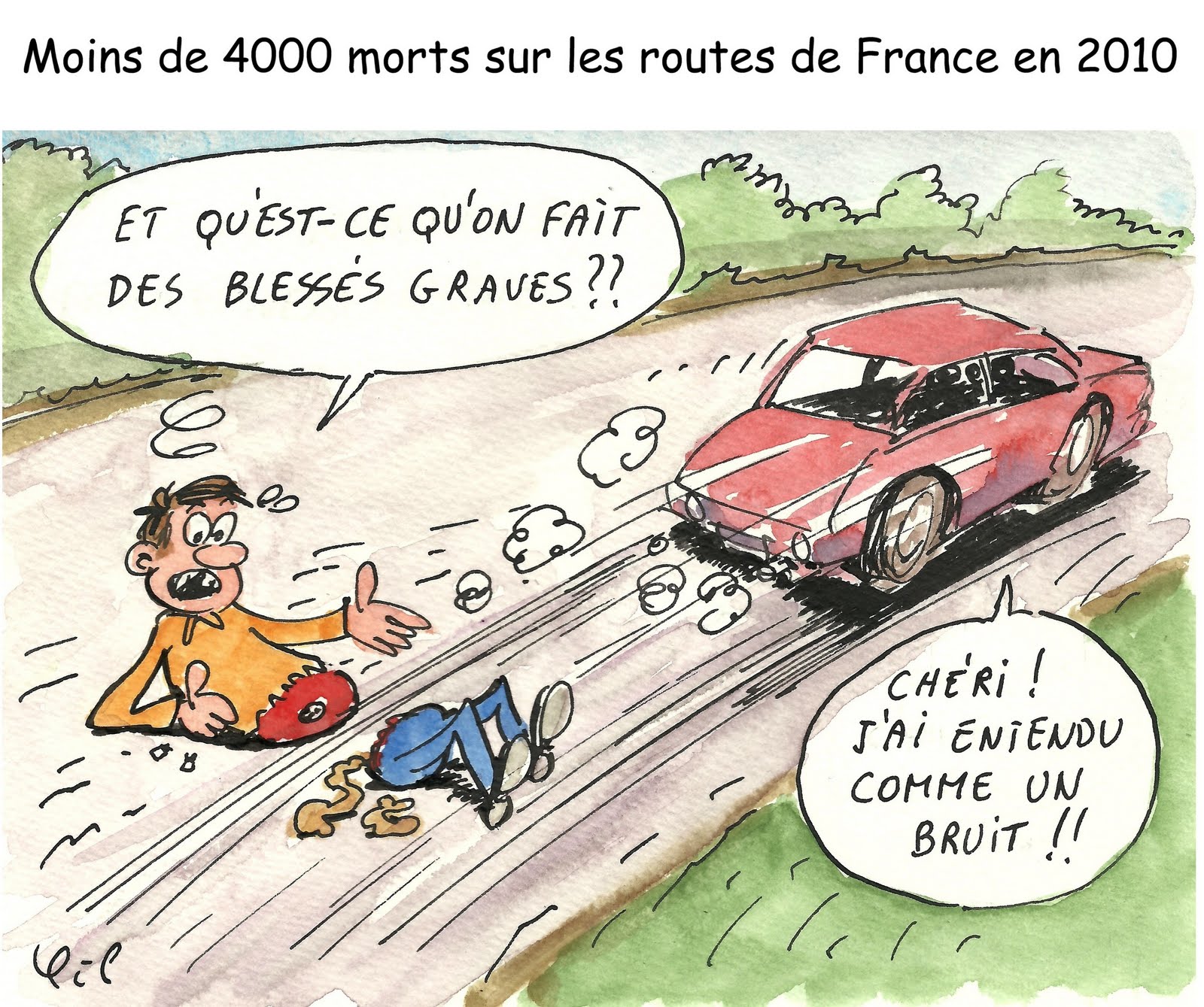 La mouche Ducoche: Accidents de la route