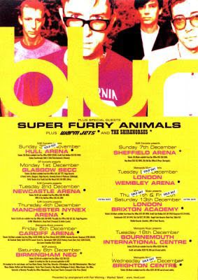 blur live audio archive project: TOUR REVIEW: UK Winter tour of 1997