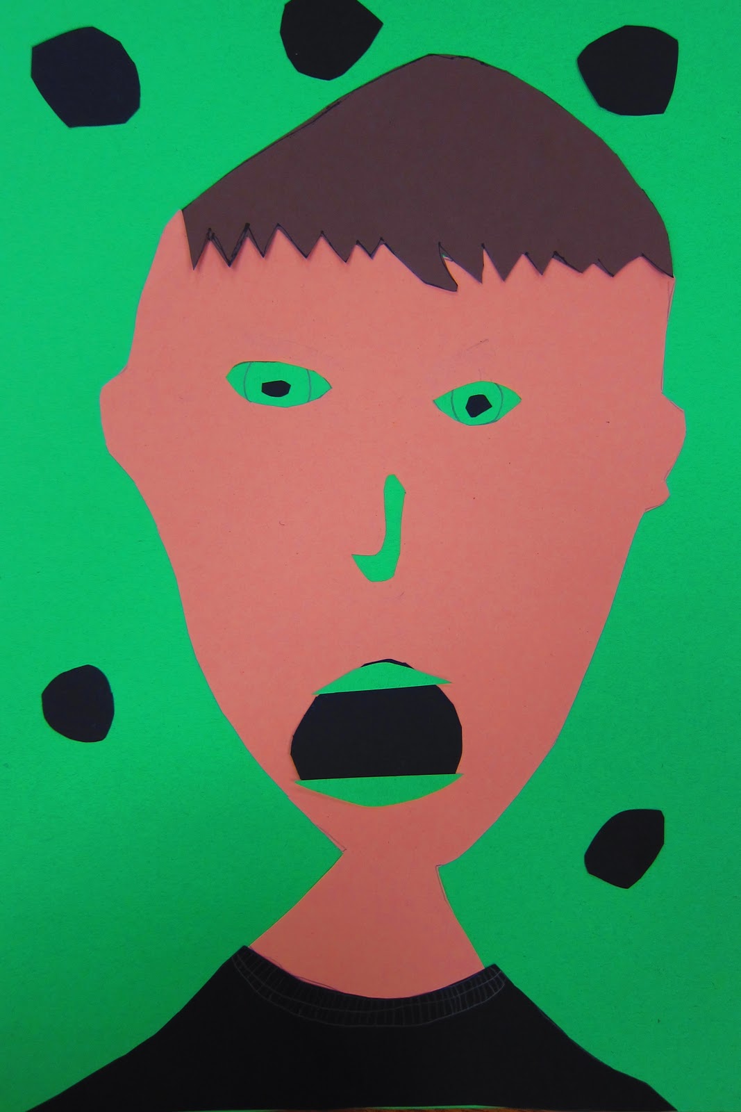 pezzettino: Cut Paper Self-Portraits