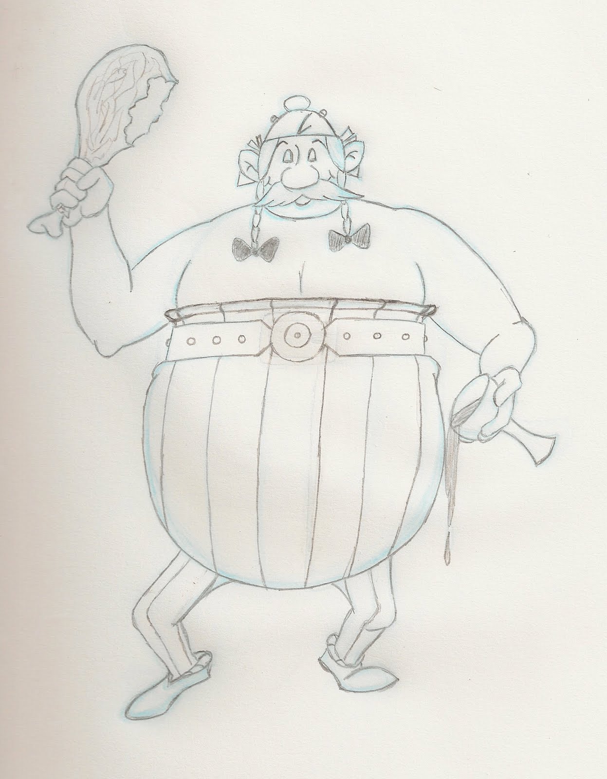Seventh Inning Sketch: Obelix rough