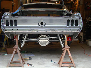 1968 Mustang Fastback Restoration/Build: Rear Axle goes in the Mustang
