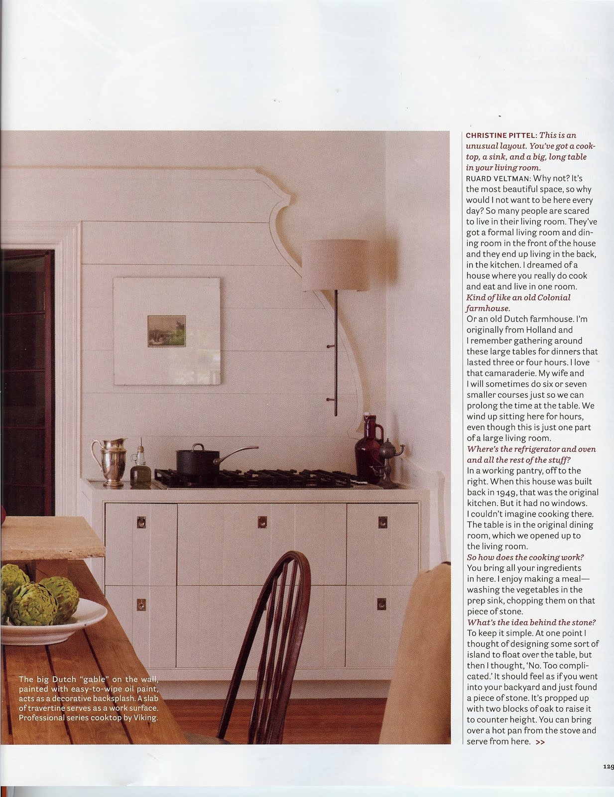 Circa: Ruard Veltman's Kitchen in House Beautiful