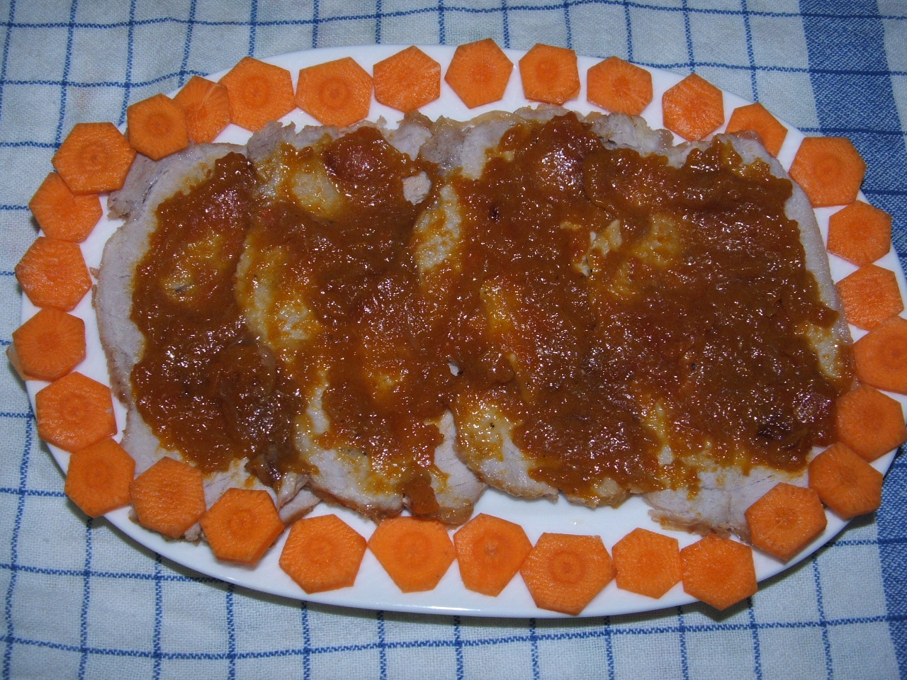 Casa della Mamma: Lonza di maiale con salsina alle carote