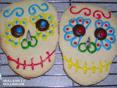 Mexican Sugar Cookie Skulls