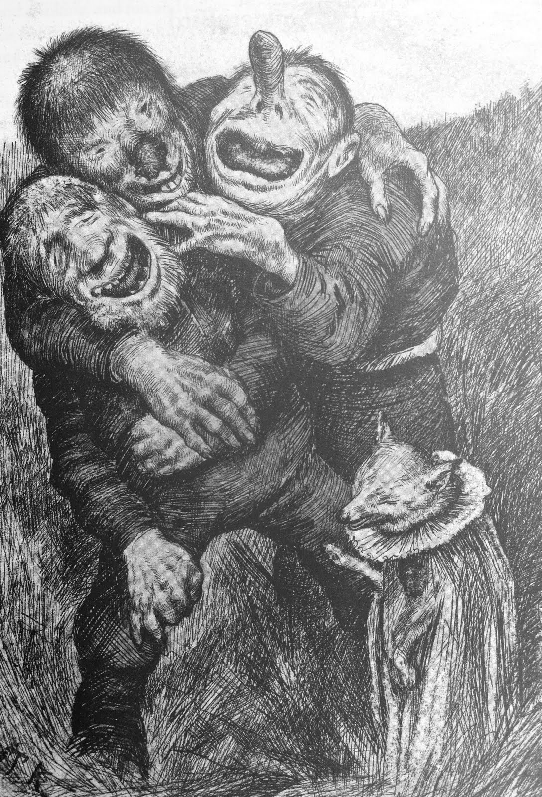 Emma Hill: The Grandfathers of Troll illustration, 18-1900s