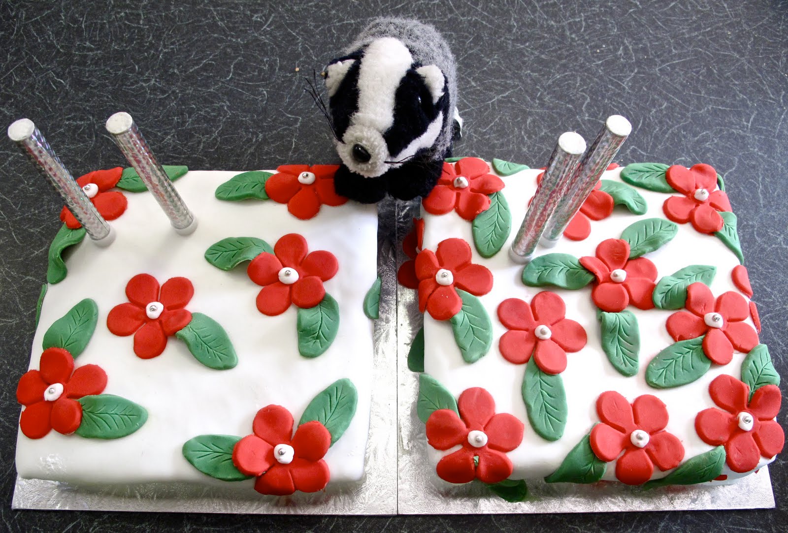 Emma Hill: Bertie Badger stumbles across flowered cakes, jammed hearts ...