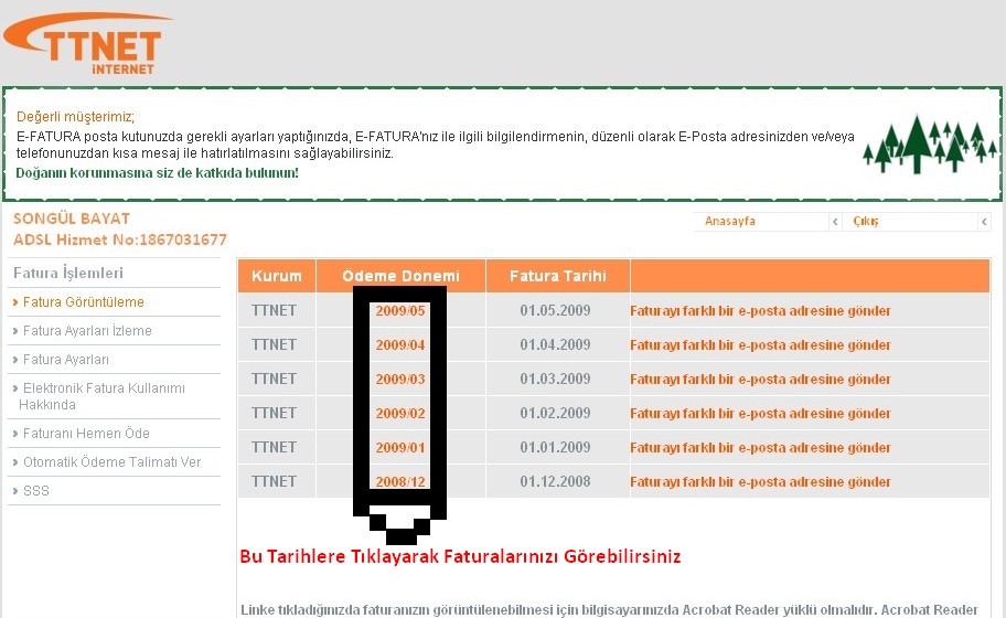 TTNET E-Fatura Sorgulama | Her konudan Bir Blog