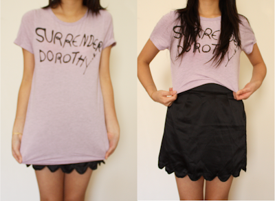 Wardrobe Purge: (SOLD) Purple Surrender Dorothy T-shirt