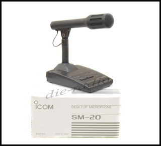 die - radio: MIC ICOM SM-20(TERJUAL)