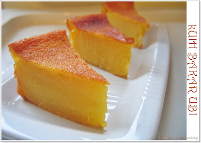 my home cooking blog: Kuih bakar ubi