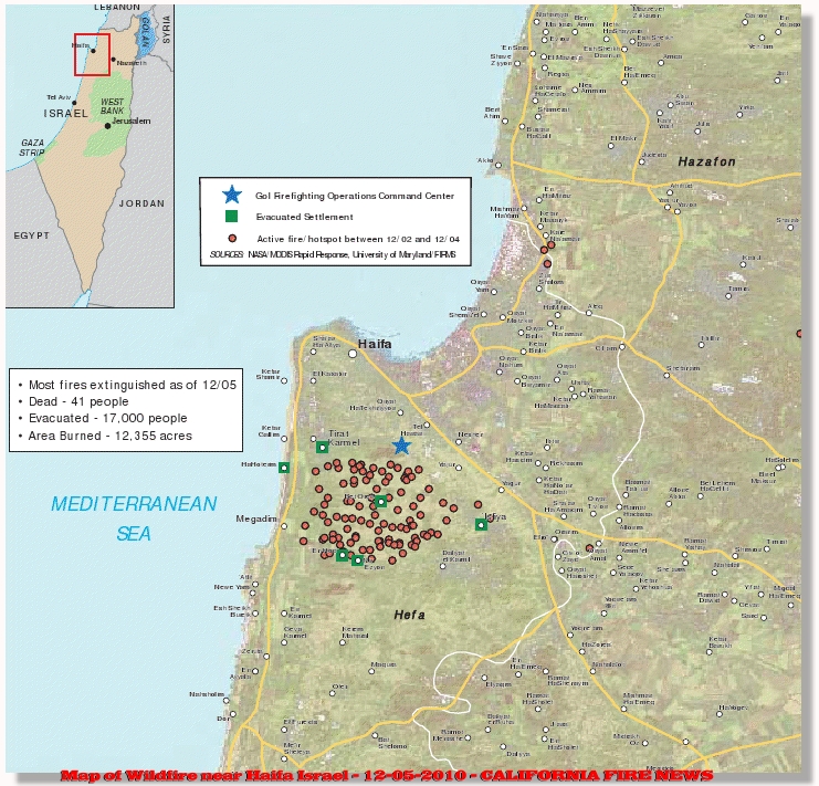 CFN - CALIFORNIA FIRE NEWS - CAL FIRE NEWS : Israel Wildfires: 12,355 ...