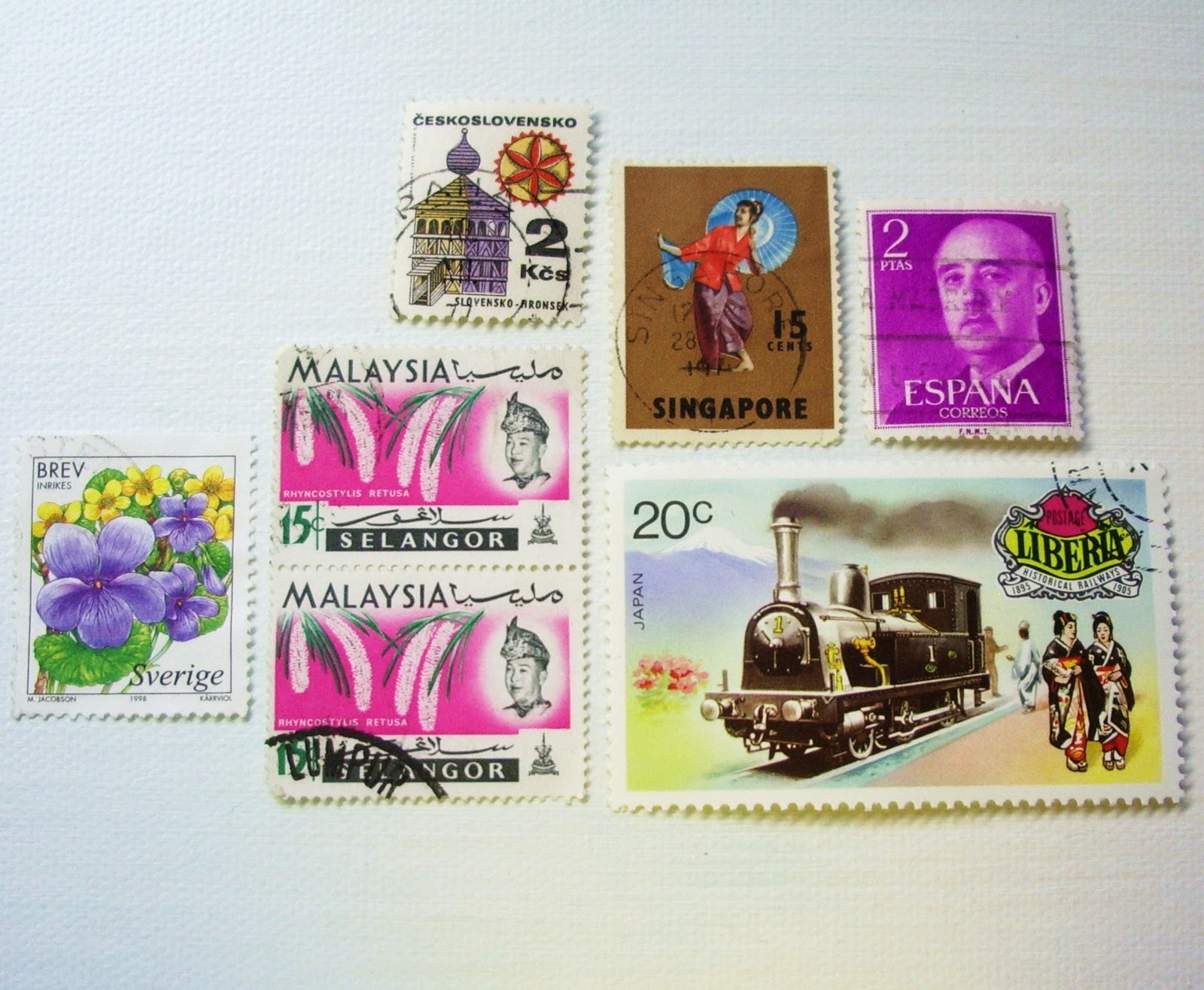 Studio6or7: Postage Stamps of the Week- Rich Colors