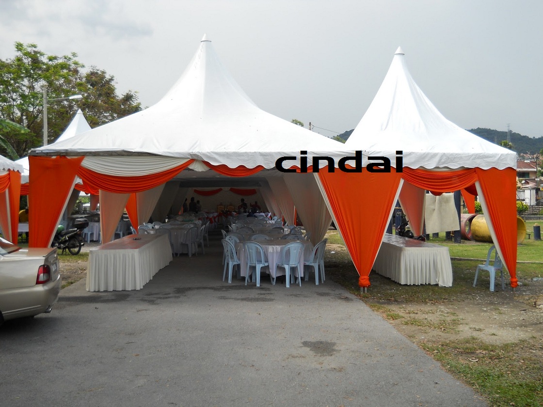 Cindai Galeri Perkahwinan: Khemah