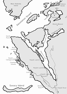 Powell River Books Blog: Spring Cruise to Theodosia Inlet