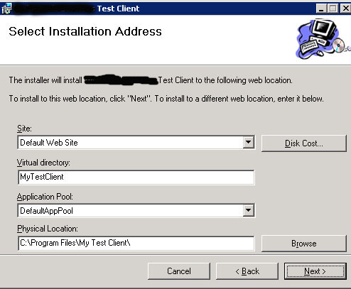 Tech Meanderings: Modifying a Visual Studio web setup program to ...