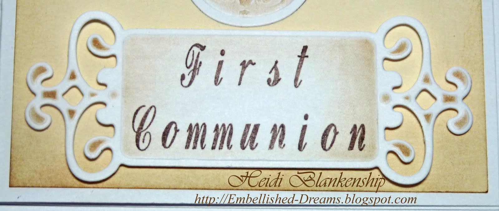 Embellished Dreams: First Communion Invitations