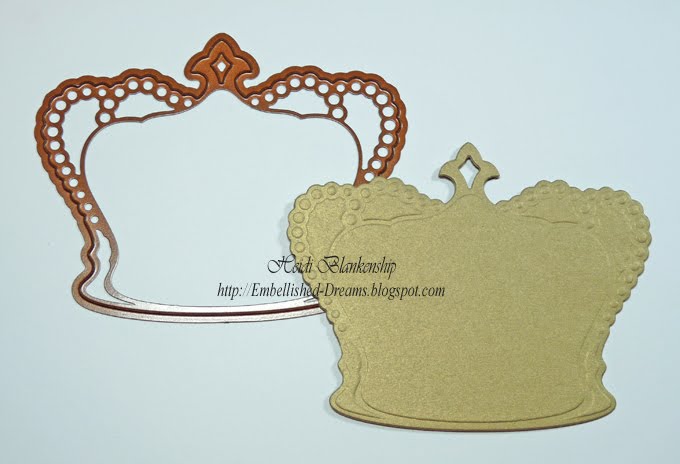 Embellished Dreams: 1st Day of CHA and Crown Shape Card