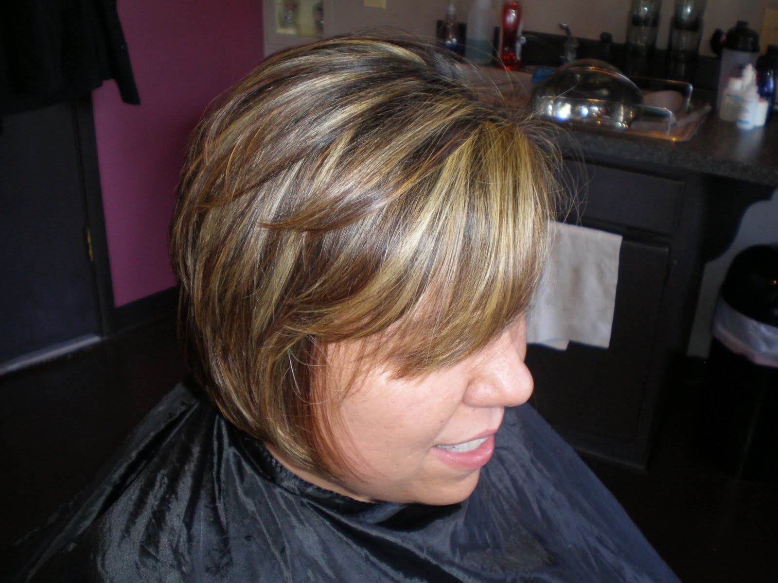 Katelyn Kearns: Blonde Full Foil With Golden Brown Base Color