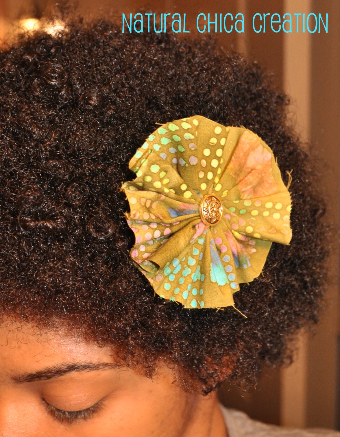 Handmade Fabric Flower Hair Accessory and Pin! – NATURAL CHICA