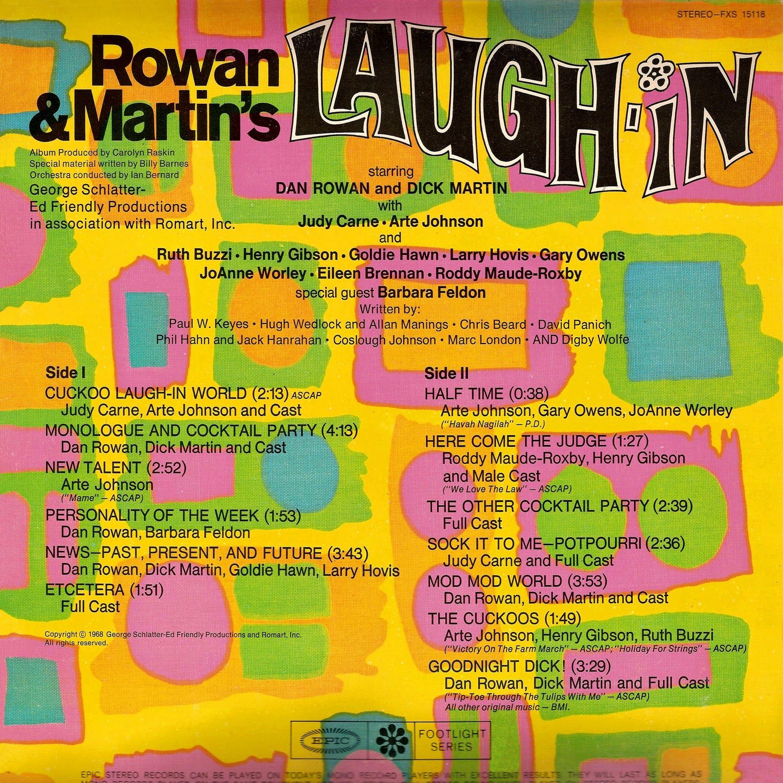 I Got Your Back!: Dan Rowan & Dick Martin - Laugh-In 1968