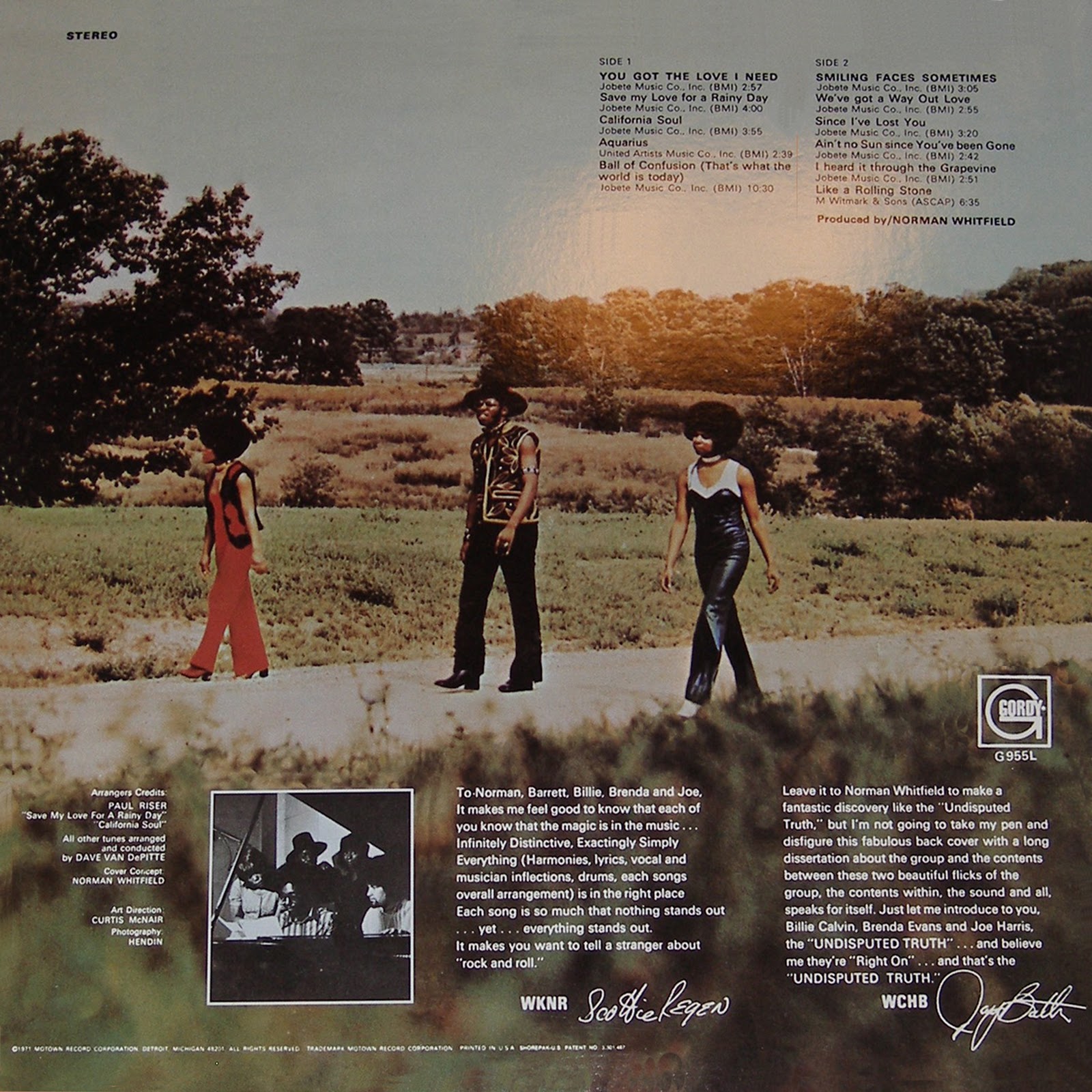 I Got Your Back!: Undisputed Truth - Undisputed Truth 1971