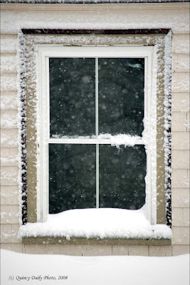 Quincy Daily Photo: Snowy window