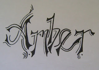 Amber: Calligraphy