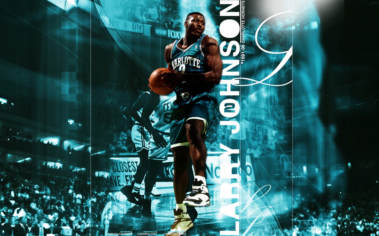 Top NBA Wallpapers: Larry Johnson