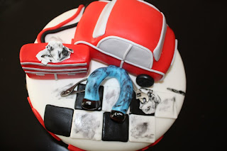 Mandylicious Cakes: Mechanics birthday cake