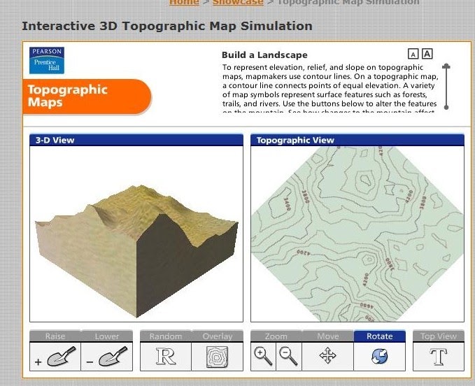ATELIER METODIC: Interactive 3D Topographic Map Simulation