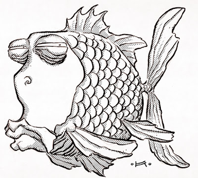 Kennon's Art Blog: Cleft-chin Snoot Fish