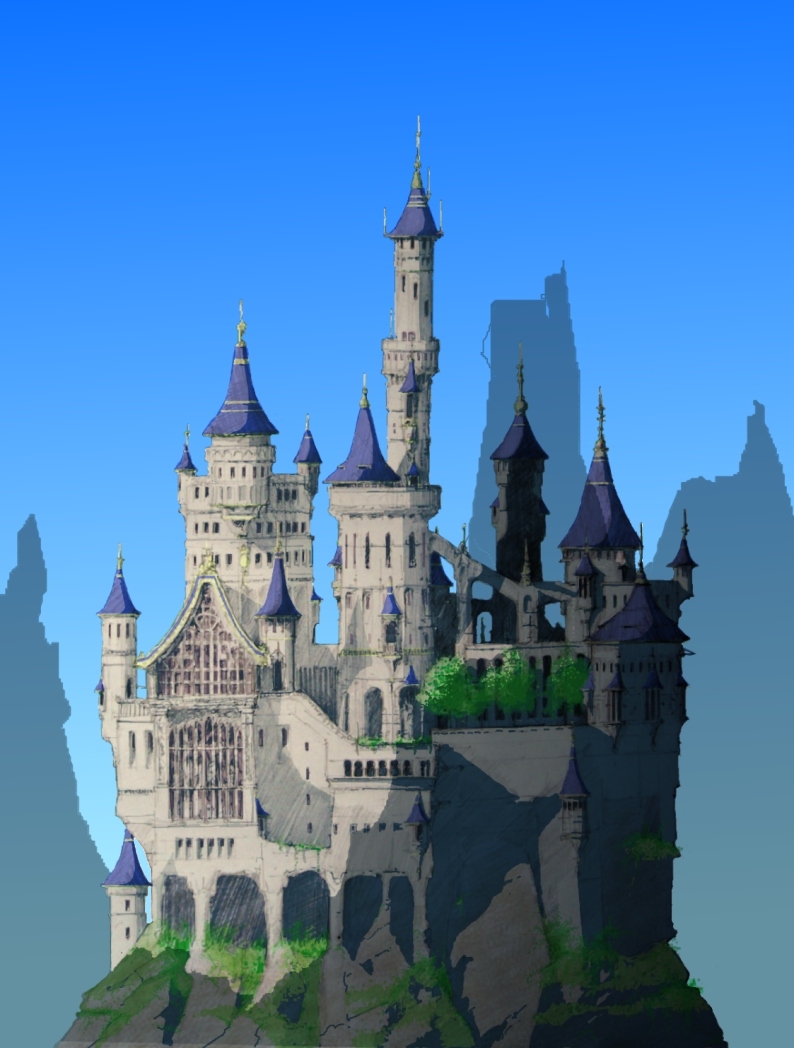 fantasy castle quick renders |Hayden's Artworks