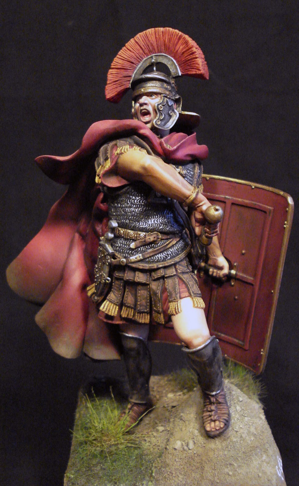 Gustavo Gil blog Pintura y Miniatura: Centurion romano, I Siglo D.C. 90mm