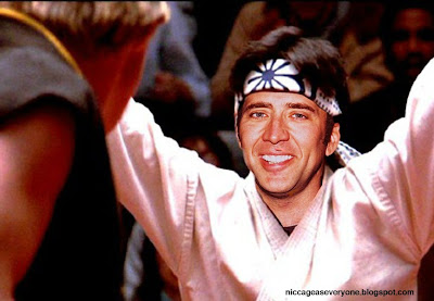 Nic Cage as Everyone: Nic Cage as Daniel-San