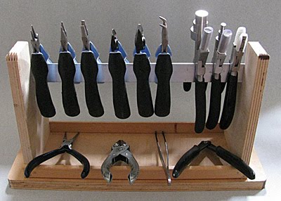 One Man's Journey in Jewelry Making: Homemade Plier Rack