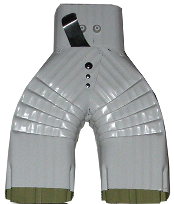 Downspout -Y- diverter - spliter - Eavestrough | Siding | Soffit and ...